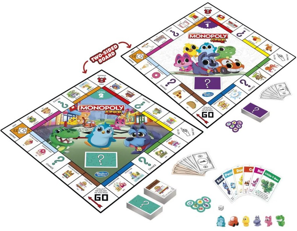 HASBRO Hra MONOPOLY Junior 2v1 CZ *SPOLEČENSKÉ HRY* 14f8562