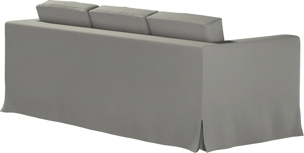 Potah na pohovku IKEA  Karlanda 3-místná nerozkládací, dlouhý barva šedá látka pletený vzor