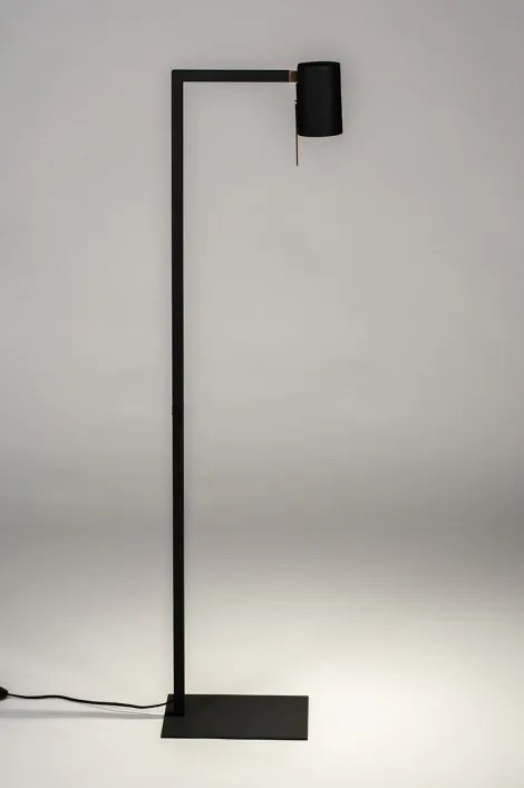 Stojací designová lampa Philea Black