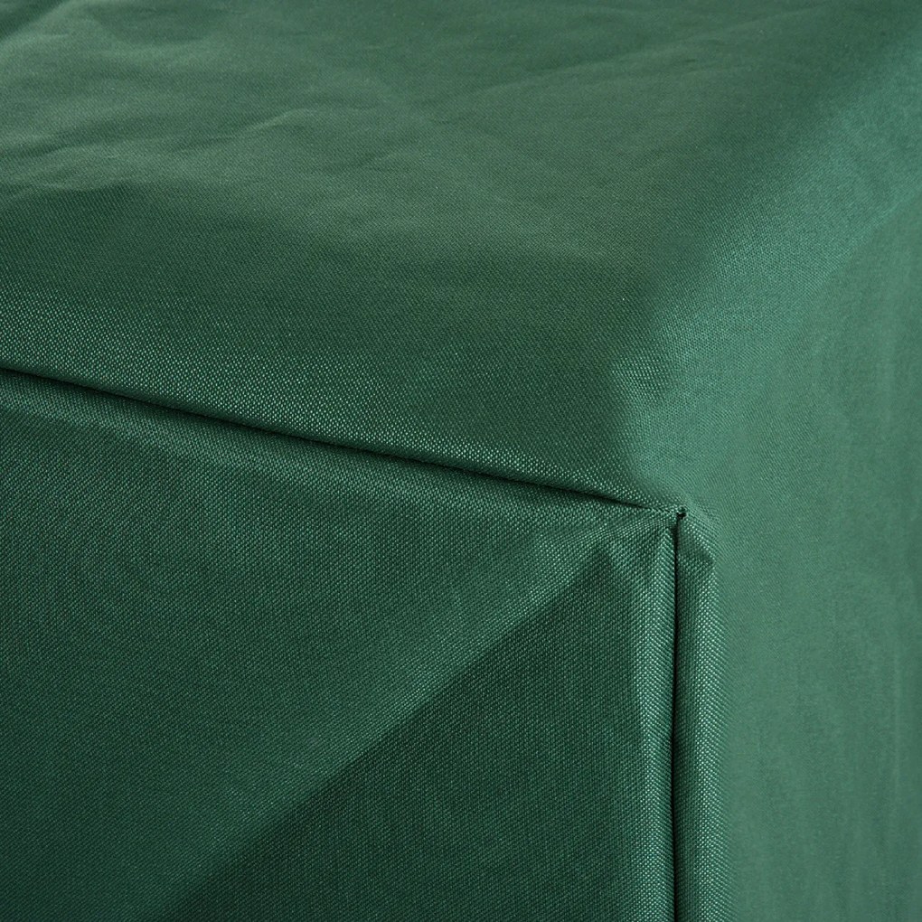 Ochranný obal na zahradní nábytek Outsunny 600D Oxford Zelený 210 x 140 x 80 cm