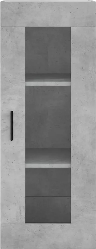 Skříň highboard betonově šedá 34,5x34x180 cm kompozitní dřevo 3199509