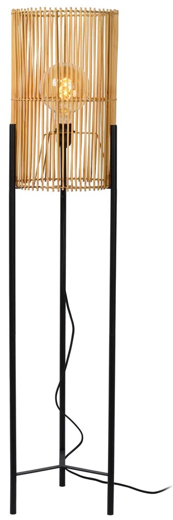 Lucide 03740/01/72 stojací lampa Jantine, přírodní, E27, 125cm