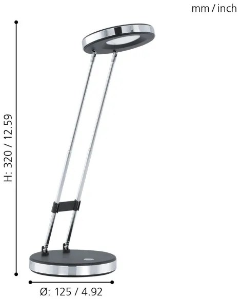 Eglo 93076 - LED stolní lampa GEXO LED/3W/230V