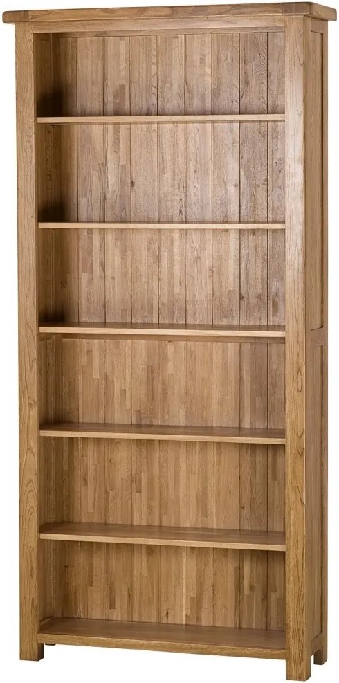 Dubová knihovna SRDK50, rustikální dřevěný nábytek