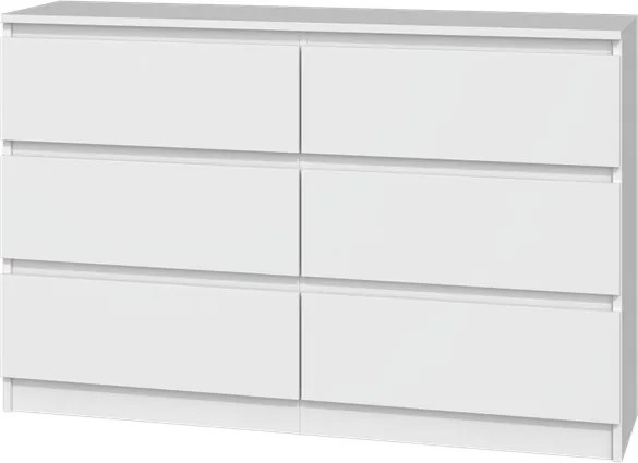 FALCO Komoda Malvína M6 120 bílá