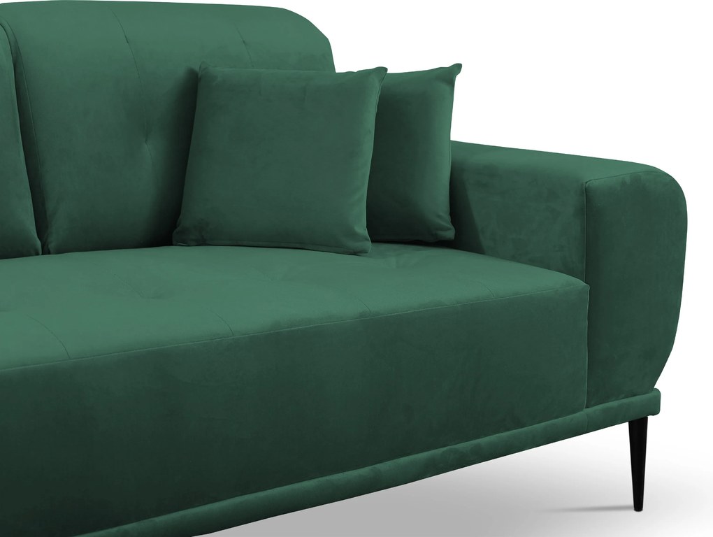 Rohová sedací souprava do L RAPIDO, 256 cm Roh pohovky: Pravý roh, Barva látky: Modrá (Samoa 7)