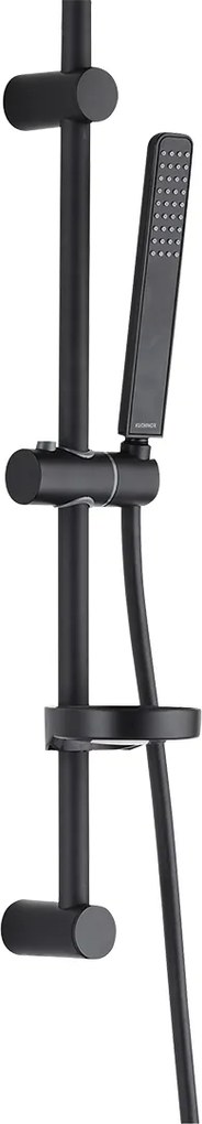 Kuchinox ARES, sprchový sloup s ruční sprchovou soupravou 70cm, černá matná, LAV-NKS_71A1