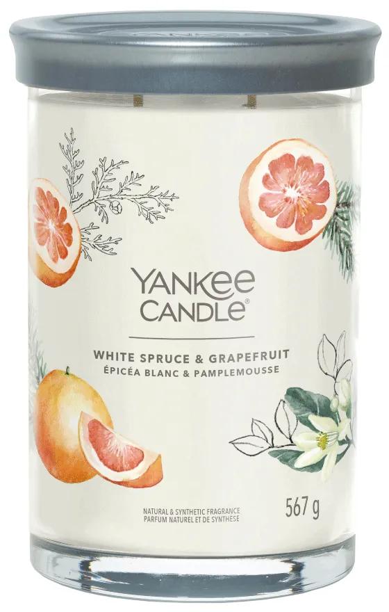 Yankee Candle Tumbler velký White Spruce & Grapefruit, 567g