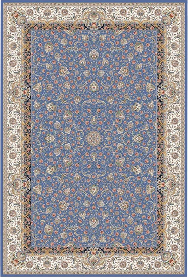 BE Koberec Sultan 1200 Ocean Blue - modrý obdélníkový Rozměr: 150x225 cm