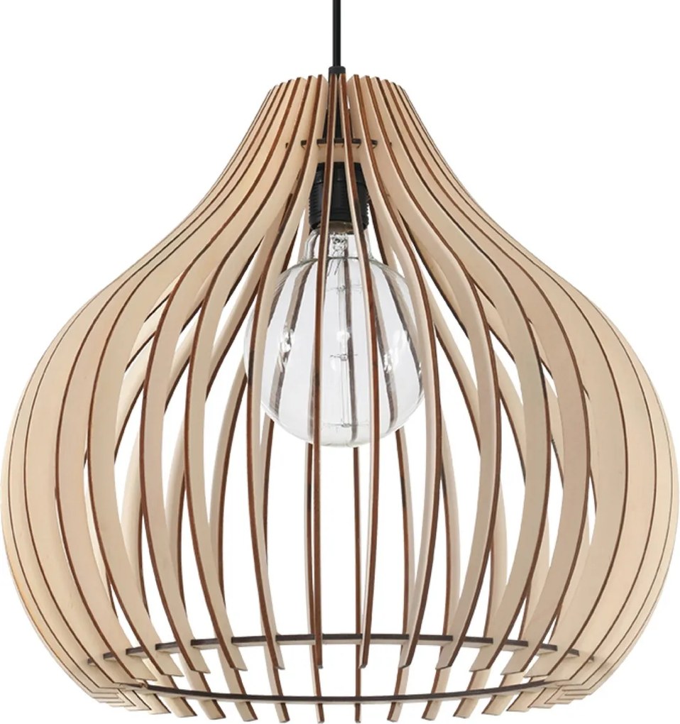 Sollux Lighting Závěsné svítidlo APRILLA dřevo