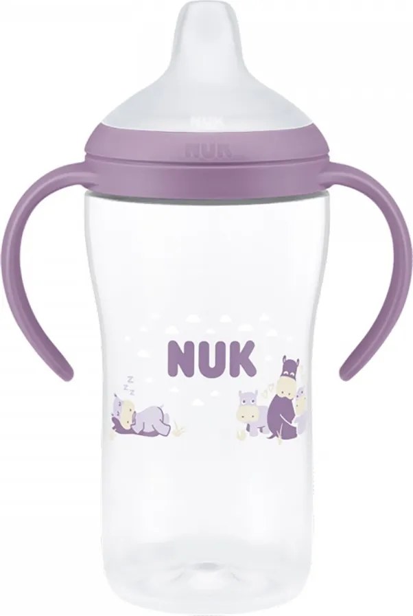Kojenecká láhev NUK Perfect Match na učení Hippo 260 ml