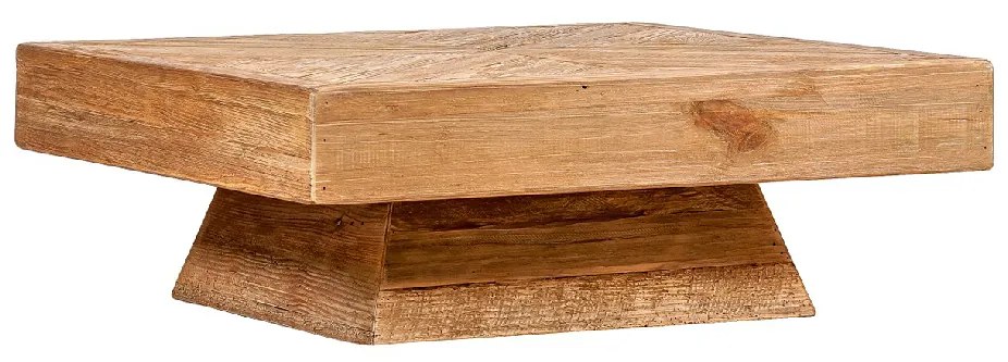 Konferenční stolek FIDEL, dřevěný, rustikální