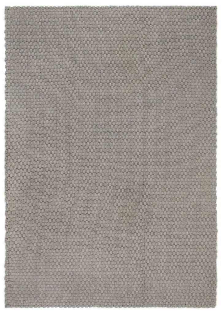 345120 vidaXL Koberec obdélníkový šedý 80 x 160 cm bavlna