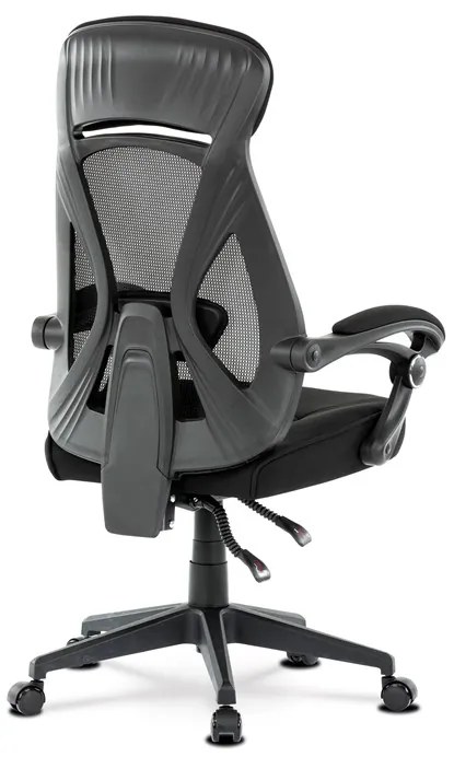 Ergonomická kancelářská židle VIGELTI - černá síťovina Barva: černá
