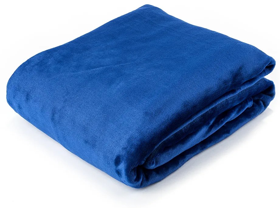 Jahu Deka XXL / Přehoz na postel modrá, 200 x 220 cm