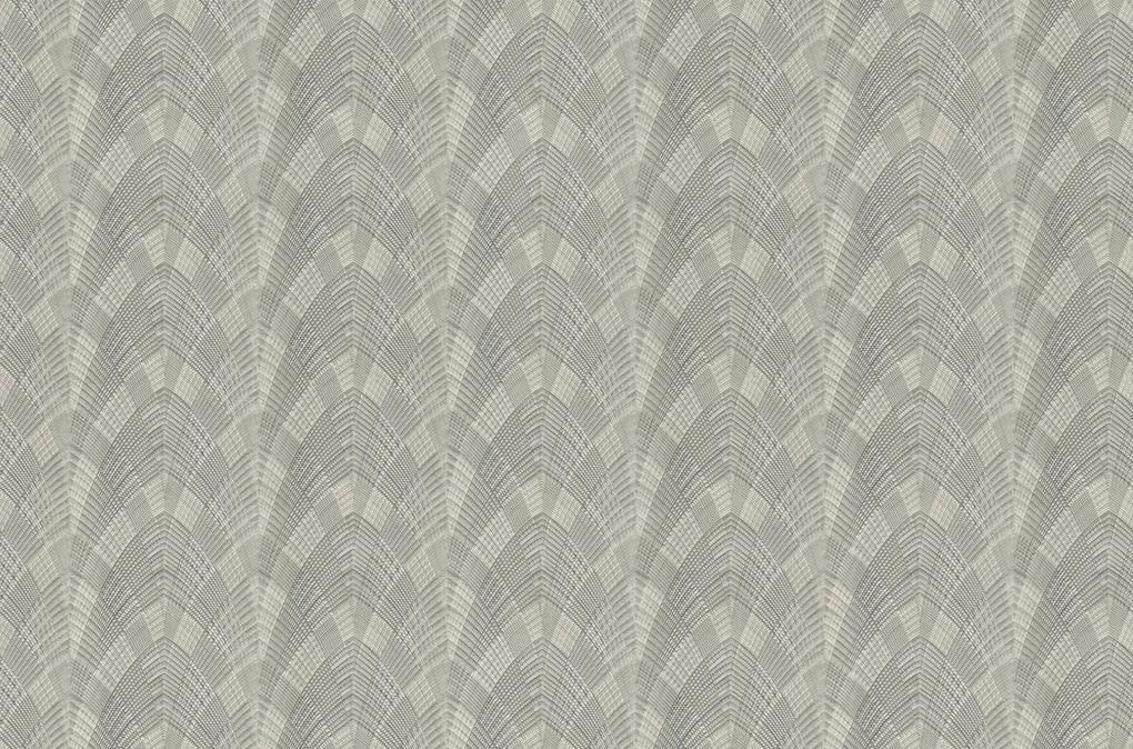 Luxusní béžovo-stříbrná geometrická vliesová tapeta na zeď, GF62095, Gianfranco Ferre´Home N.3, Emiliana Parati