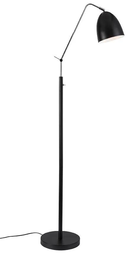 NORDLUX Stojací moderní lampa do obýváku ALEXANDER, 1xE27, 15W, černá 48654003