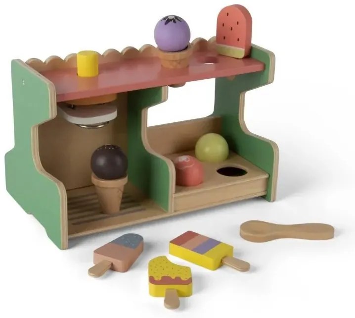 Dantoy playful wood zmrzlinový stánek 12 ks