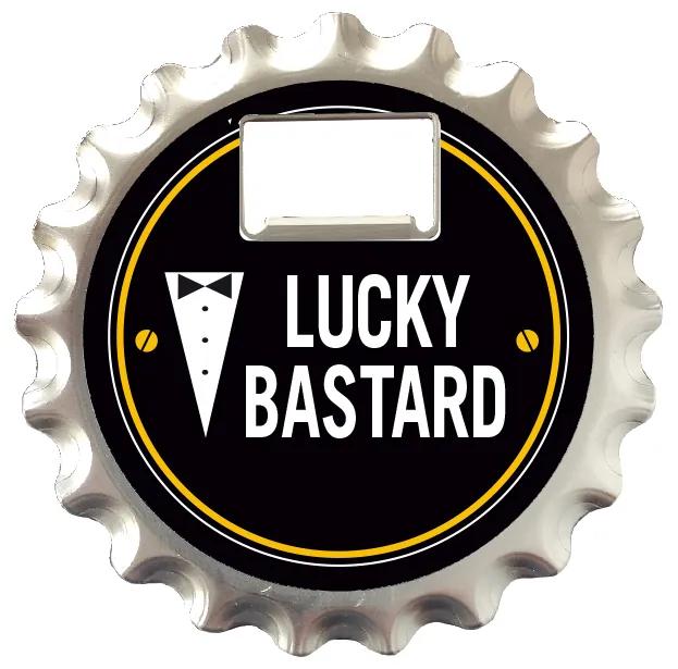 Lucky Bastard Otvírák na pivo, podtácek