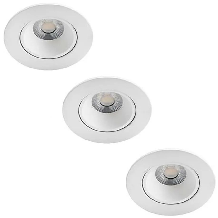 Philips - SADA 3x LED Stmívatelné koupelnové svítidlo ABROSA LED/9W/230V IP44