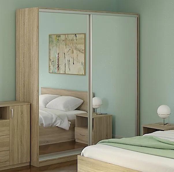 Casarredo - Komfort nábytek Šatní skříň s posuv. dveřmi LAVRAS sonoma