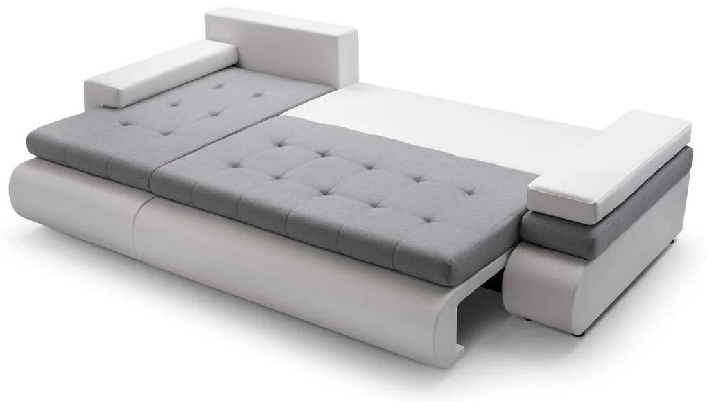Casarredo - Komfort nábytek Rohová sedací souprava MELCHOR rozkládací s úložným prostorem, Sioux 1114/Lux 32 | Umístění rohu: roh na pravé straně