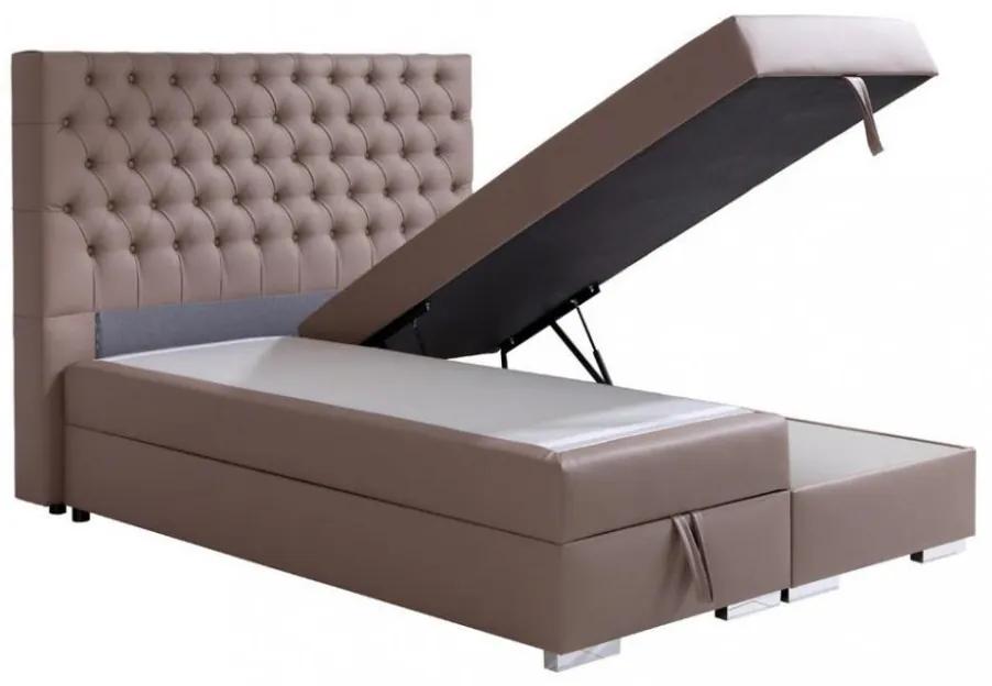 Luxusní čalouněná postel CASABLANCA 200x200 cm Charles 4