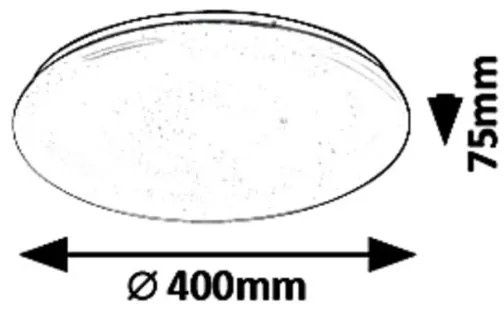 Rabalux 5449 - LED Stmívatelné stropní svítidlo DANNY LED/36W/230V + DO