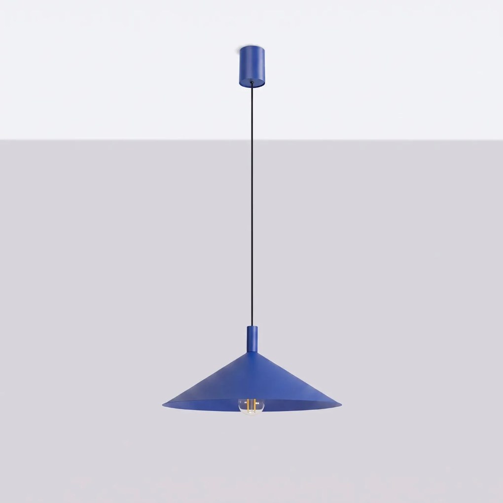 Sollux Lighting Závěsné svítidlo NOX 40 ultramarín