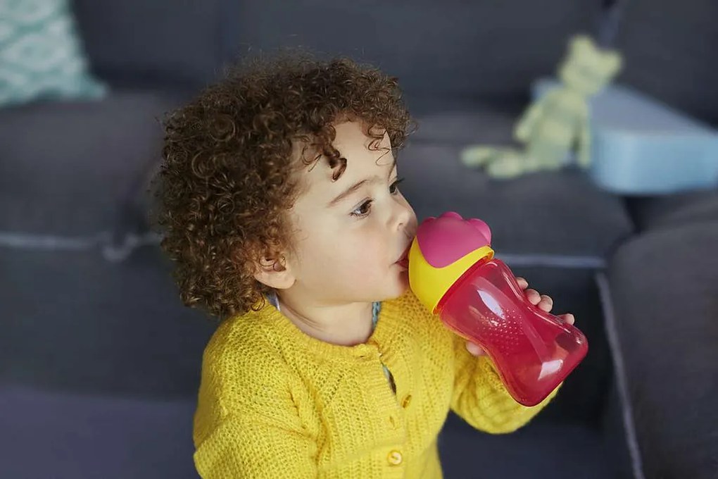 PHILIPS AVENT Hrneček s ohebným brčkem Avent 300 ml Dívka