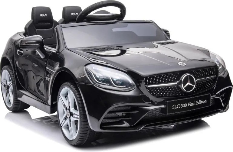 LEAN CARS Elektrické autíčko Mercedes SLC 300 LED MP3 černé