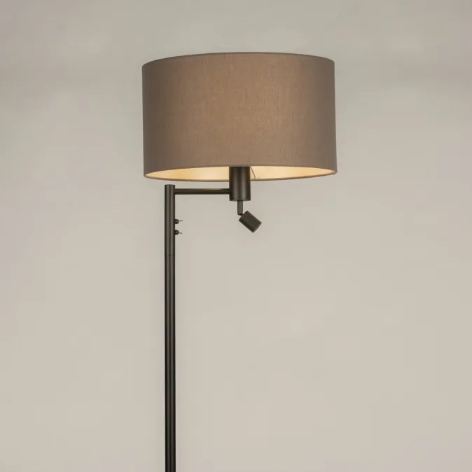 Stojací designová lampa La Scale Grey and Black