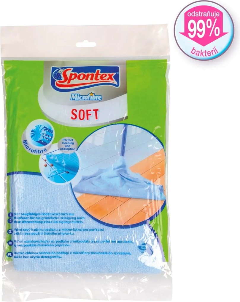 Spontex Soft hadr na podlahu z mikrovlákna 50x60 cm