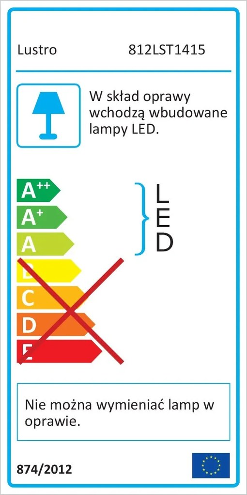 Sada 2 nástěnných lampa Ahsap smrk