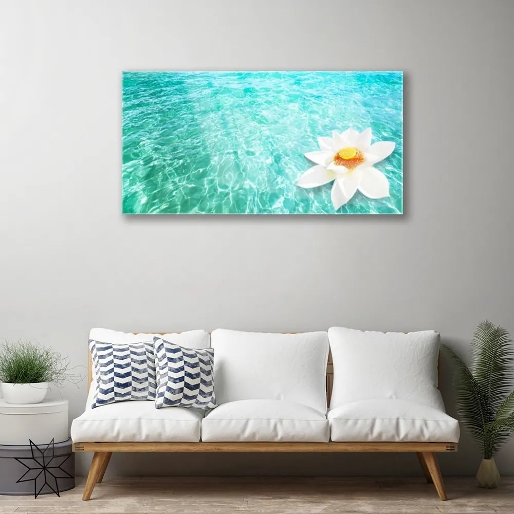akrylový obraz Voda Květ Umění 100x50 cm
