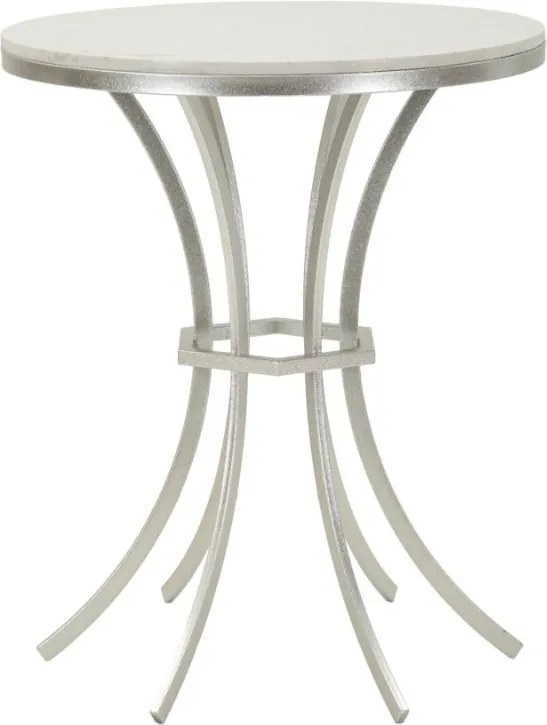 Designový odkládací stolek Nagendra 56 cm stříbrný