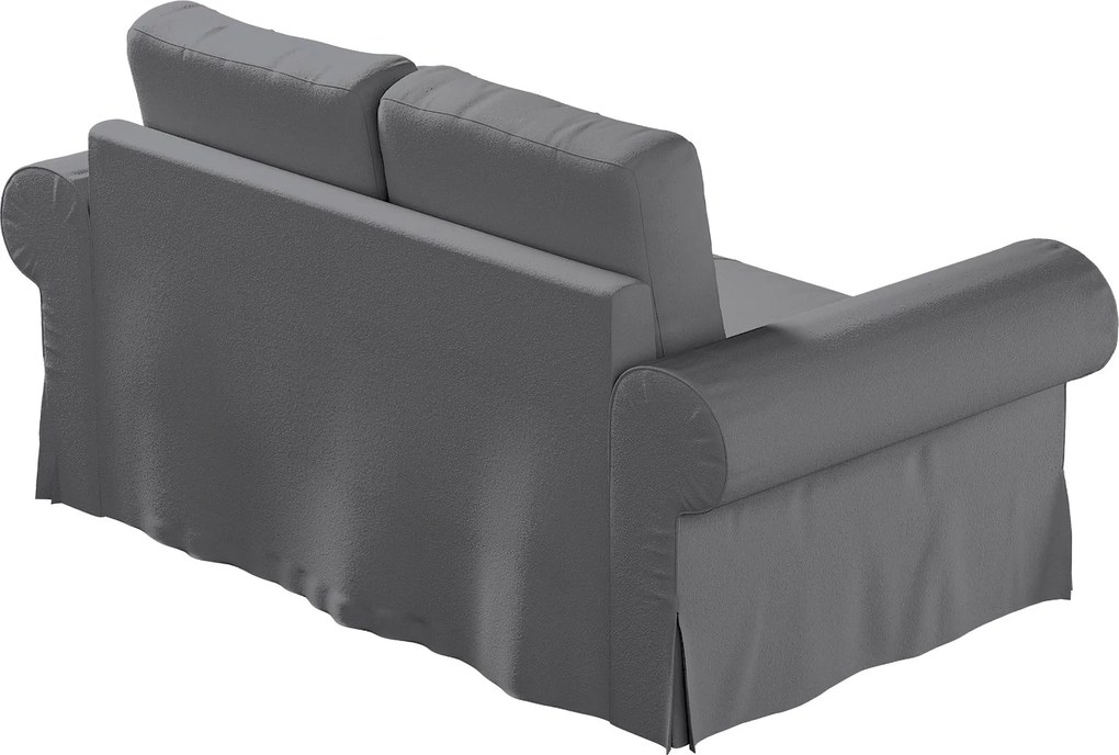 Potah na pohovku IKEA Backabro 2-místná, rozkládací barva šedá látka pletený vzor