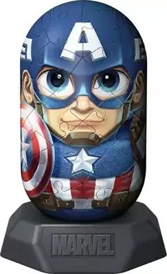 Ravensburger 3D Puzzle Hylkies: Marvel: Captain America / 54 dílků / o