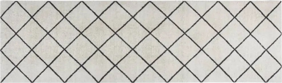 Kuchyňský koberec omyvatelný Čtverec 60 x 180 cm samet 136568