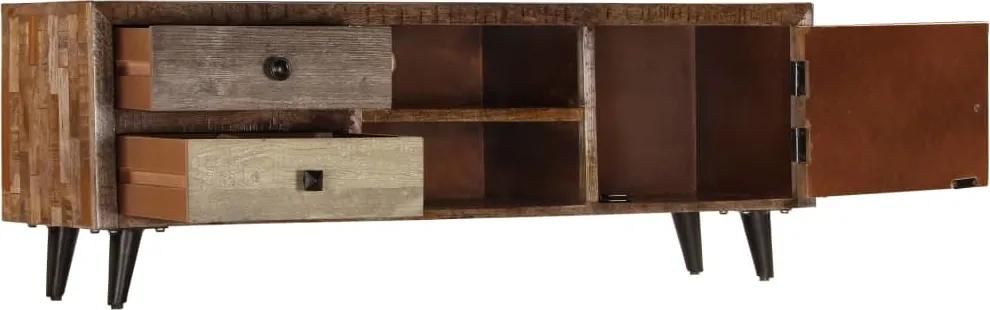 vidaXL TV stolek 118 x 30 x 40 cm masivní mangovníkové dřevo [247330]