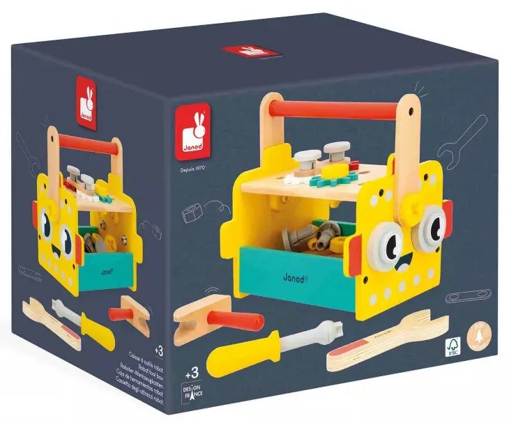 BricoKids - Mini pracovní box s nářadím - 30 ks