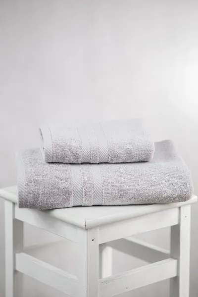 PEMITEX Ručník a osuška LINDA 500 g/m2  Osuška LINDA světle šedá 70x140 cm