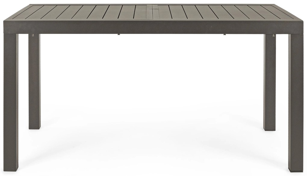 BIZZOTTO Rozkládací zahradní stůl HILDE 140x77 cm hnědý 0662980
