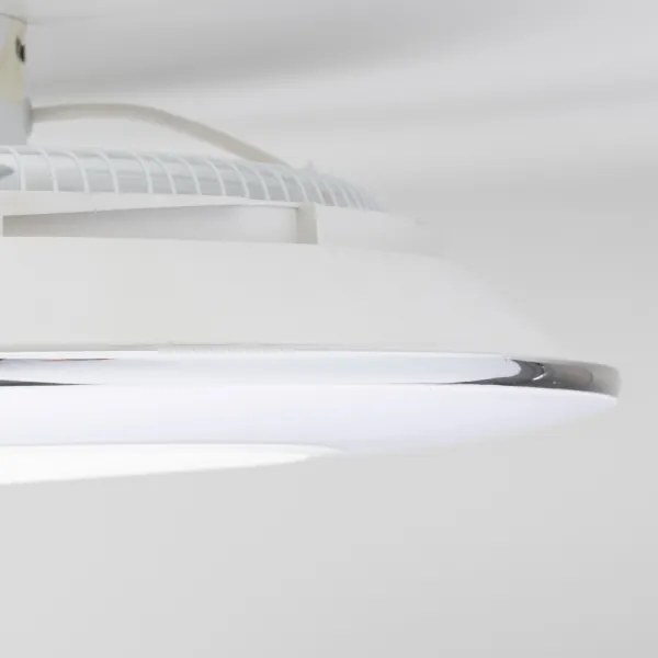 Brilagi - LED Stmívatelné svítidlo s ventilátorem AURA LED/38W/230V bílá + DO