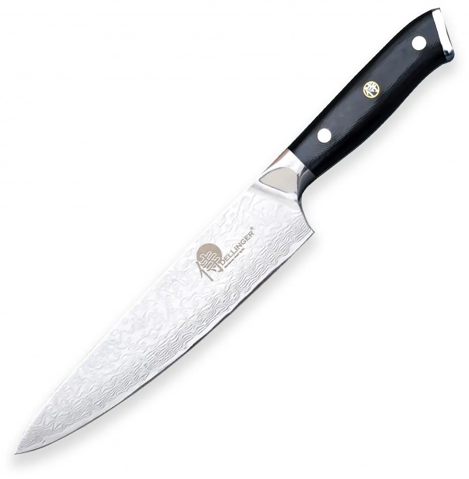 nůž Chef 8" (200mm) Dellinger Samurai Professional Damascus vg-10