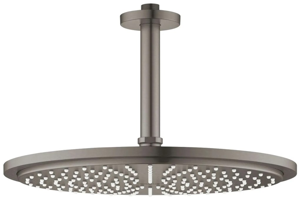 Grohe Rainshower Cosmopolitan - Hlavová sprcha 310, sprchové rameno 14 cm, 1 proud, kartáčovaný tmavý grafit 26067AL0
