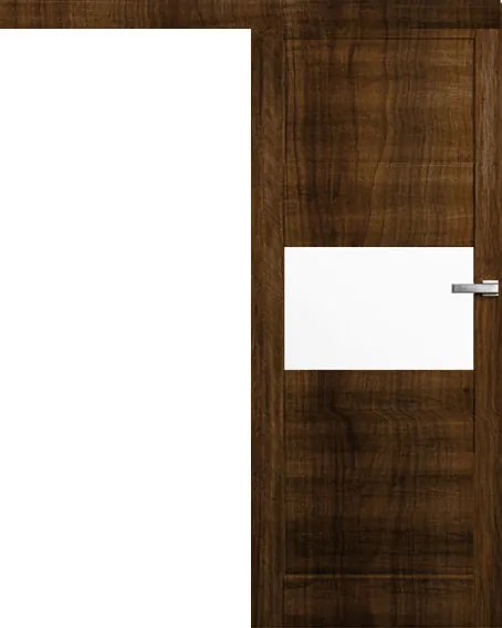 posuvné interiérové dveře na stěnu vasco doors TEO model 3 Průchozí rozměr: 70 x 197 cm, Orientace dveří: Levé dveře, Dekor: Buk jasmínový