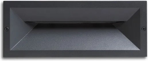 RED R13621 RAGG zápustná černá 230V LED 12W IP65 3000K - RED - DESIGN RENDL