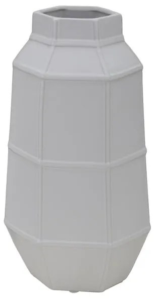 Bílá porcelánová váza Mauro Ferretti Lumiere, výška 31 cm