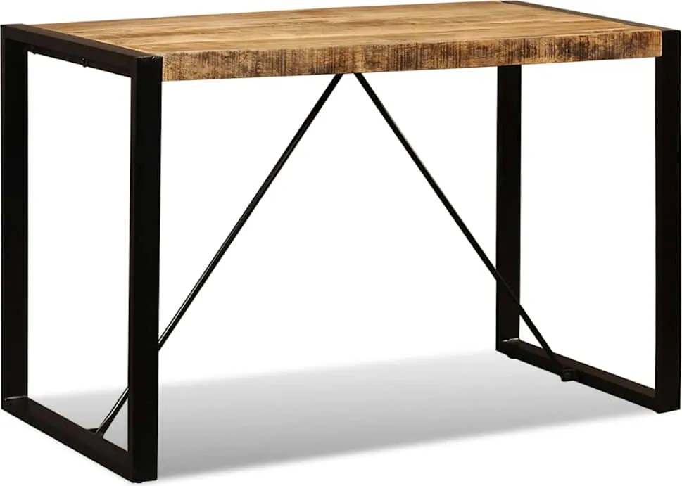 Jídelní stůl masivní mangovníkové dřevo 120 cm 243996